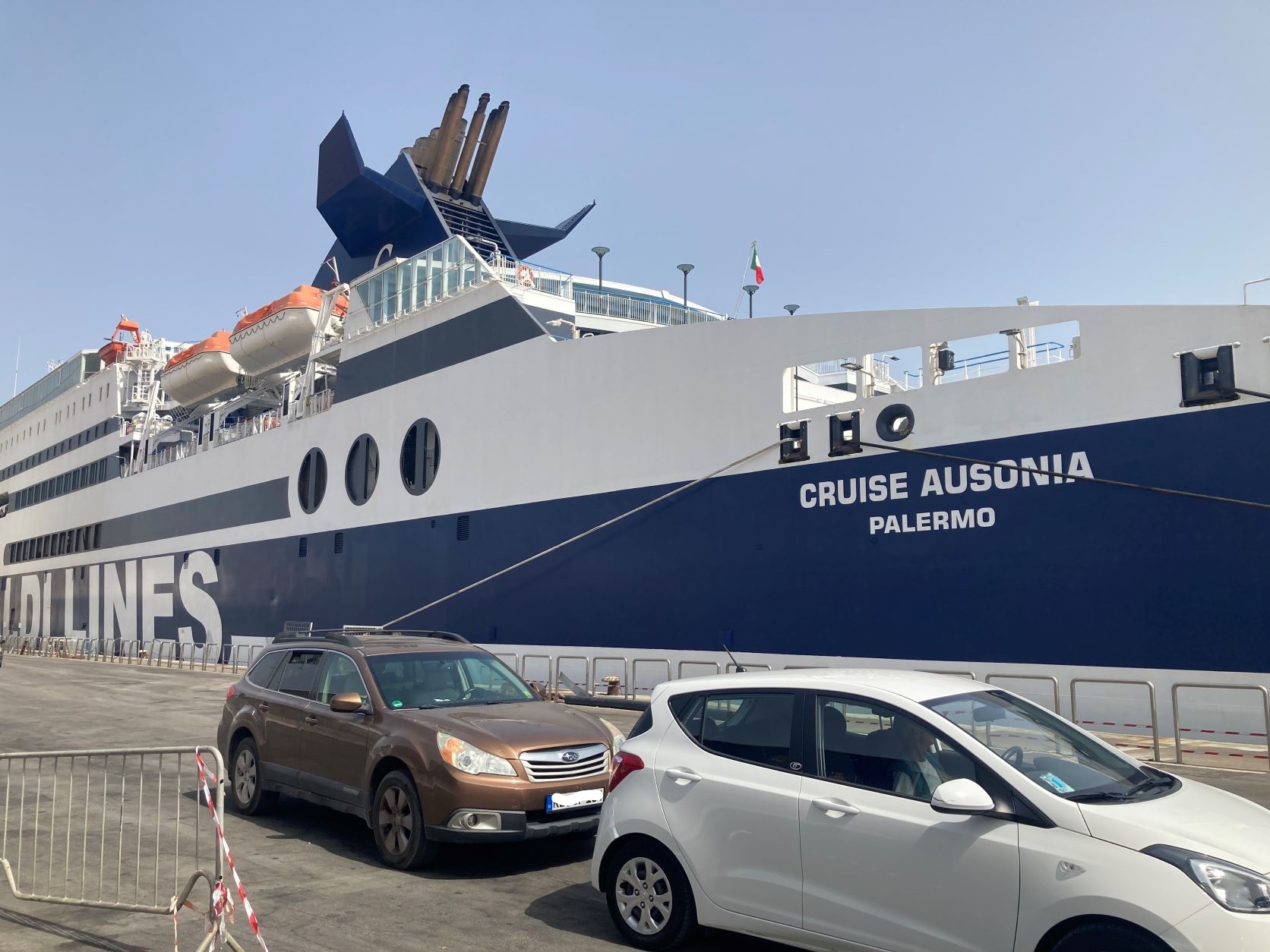 Taking a Car Ferry To or From Sicily