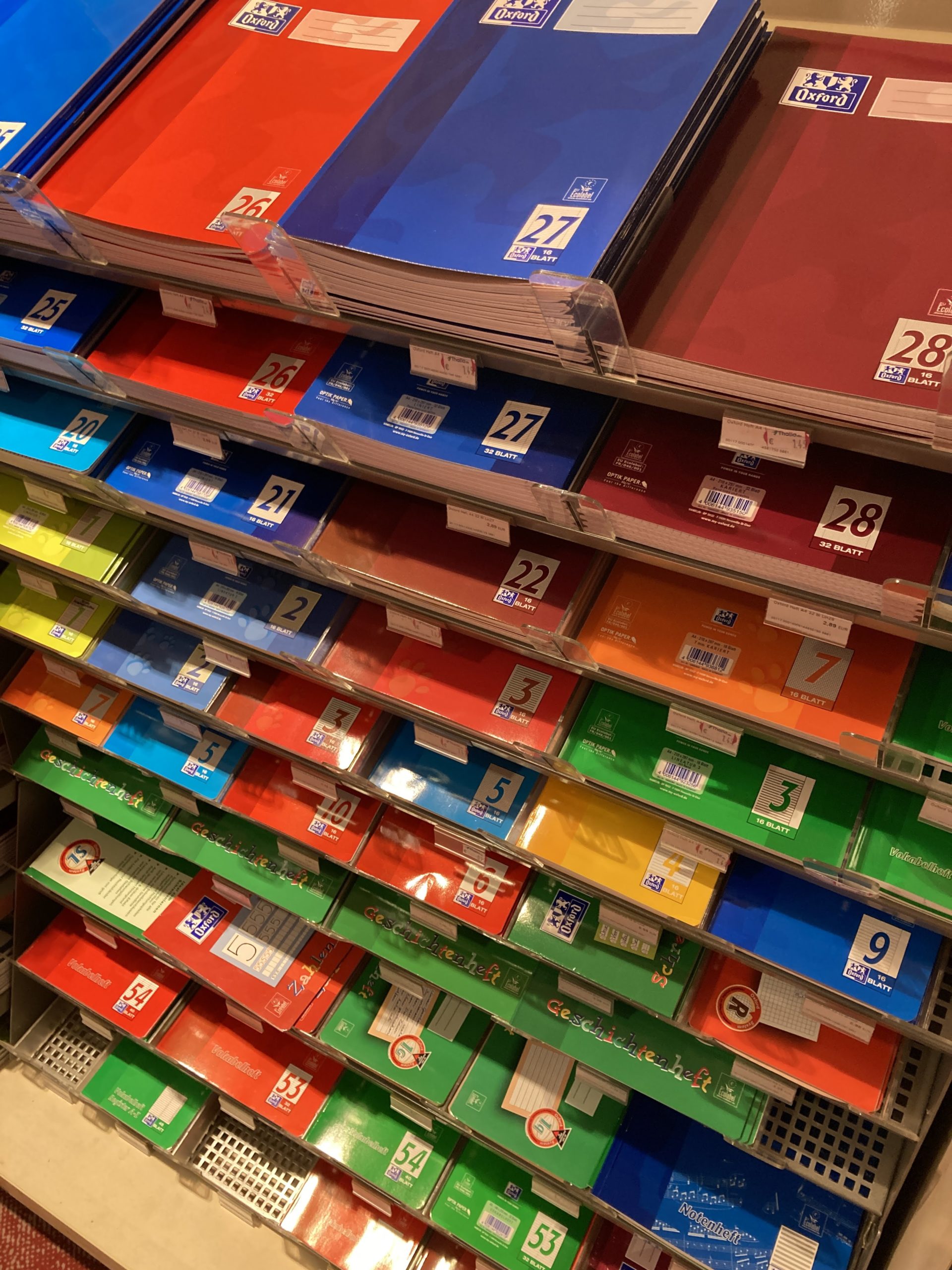 German High School Primer 3: Getting School Supplies